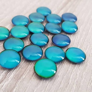 Mood Stones / Mood Ring / Colour Change / Mood Cabochons / Changing ...