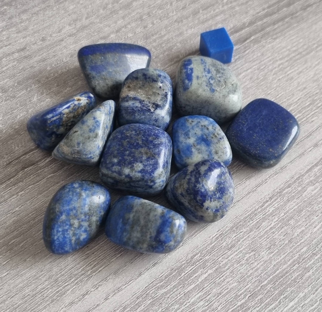Lapis Lazuli Gemstone Tumbled Stone / Natural Lapis Lazuli Crystal ...