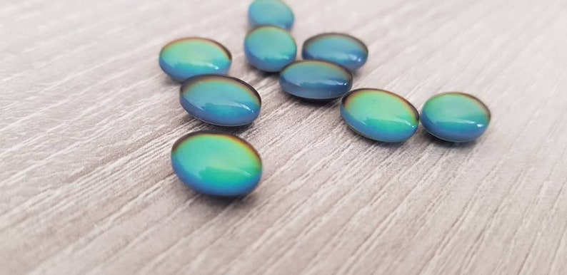 Mood Stones / Mood Ring / Colour Change / Mood Cabochons / Changing ...