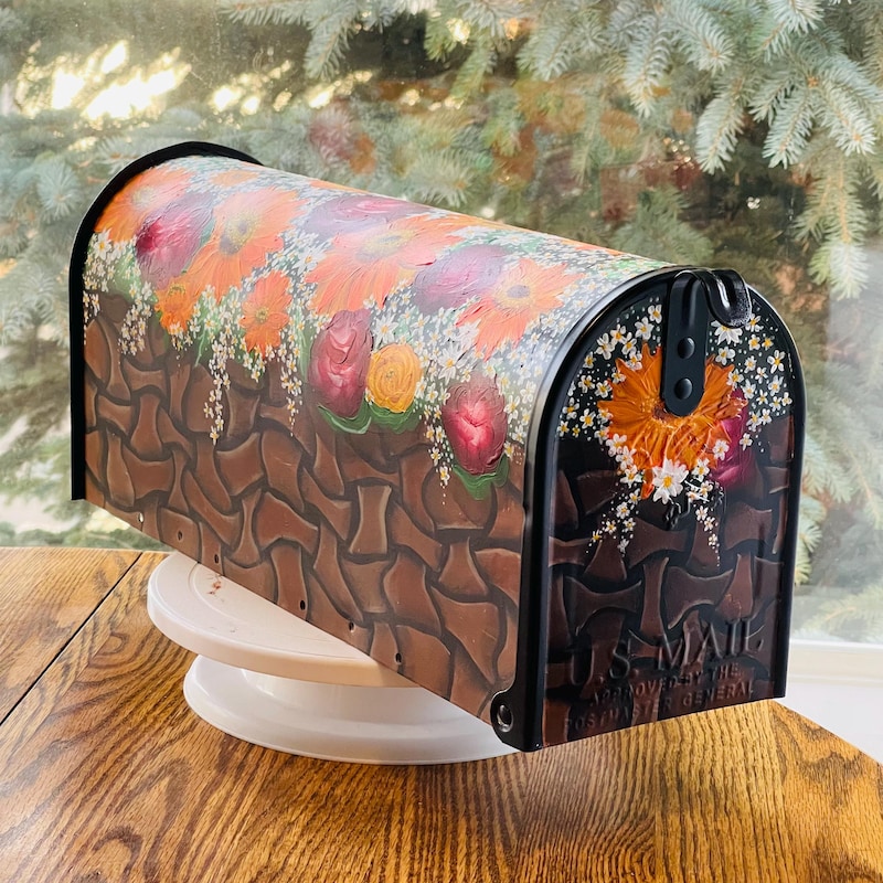 Hand Painted Mailbox - Etsy