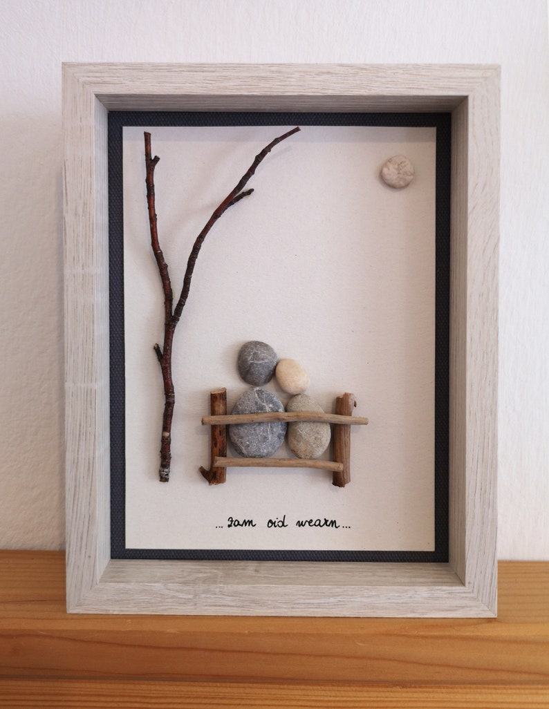 Pictures Stone Picture, Couple, Love, Pebble Art, Wall Decoration, Gift ...