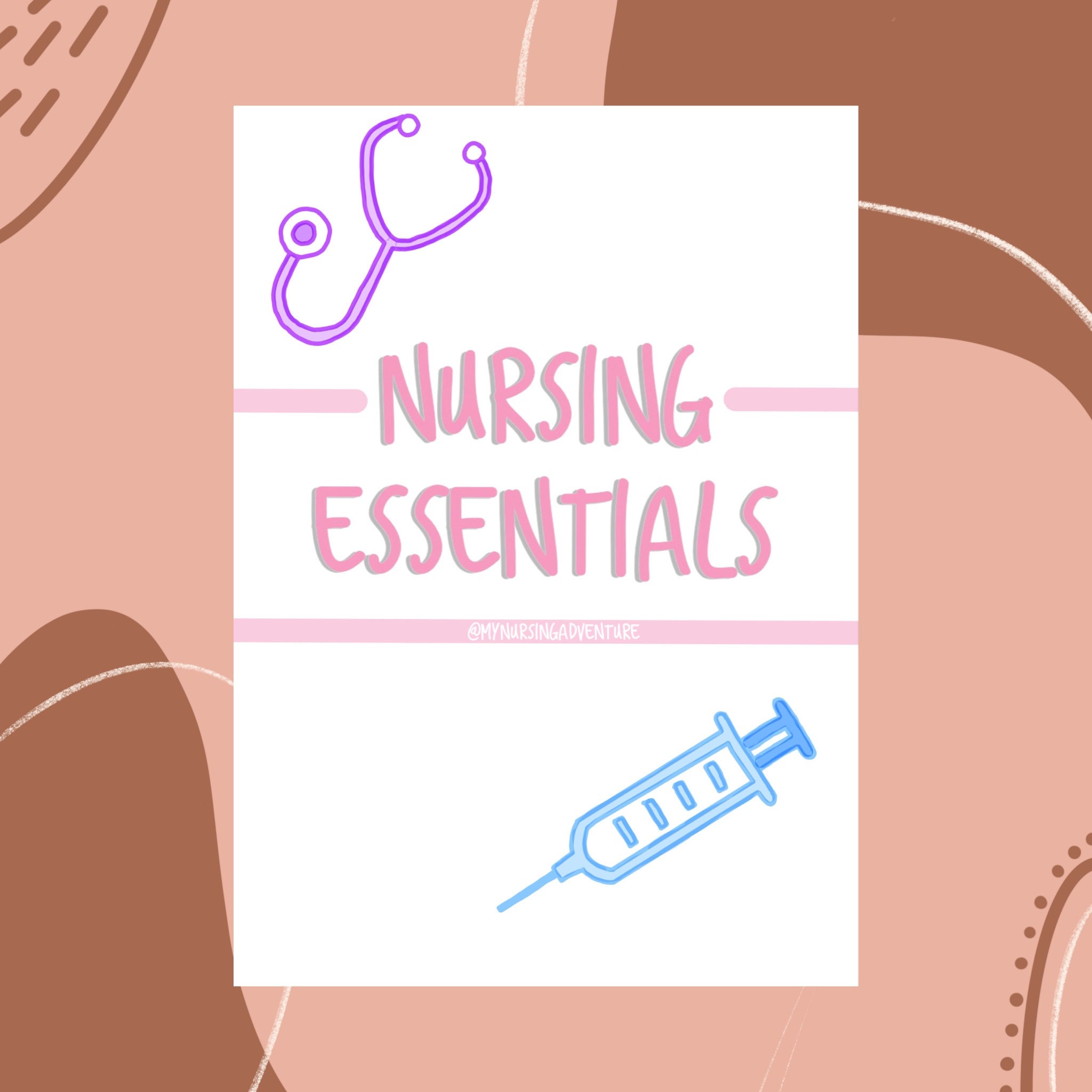 DIGITAL Nursing Essentials Flashcards | Etsy UK