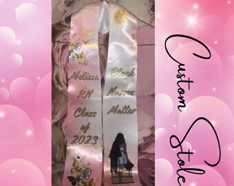 Custom Royal Blue Scripture Graduation Stole - Etsy