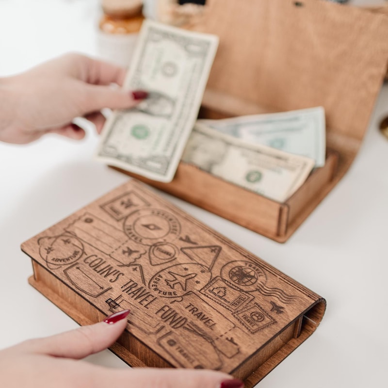 Wooden Savings Boxes - Etsy