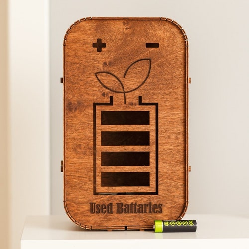 Battery Box Recycling Batteries Container Used Batteries | Etsy