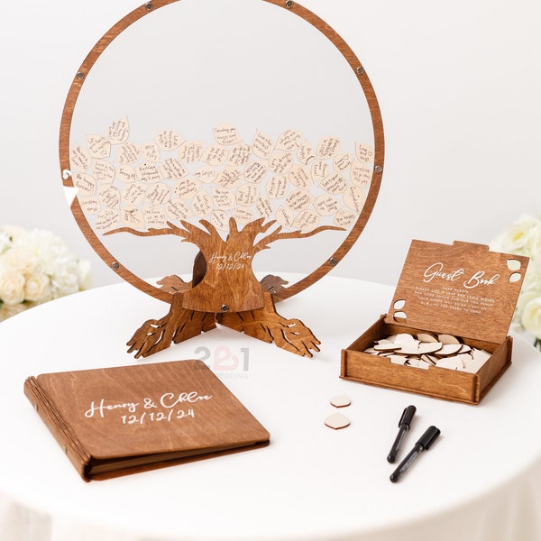 Tree Guest Book - Etsy