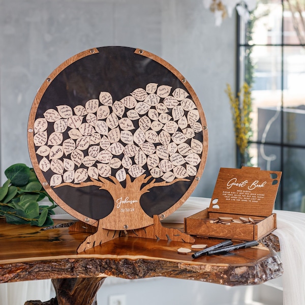 Tree Guest Book - Etsy