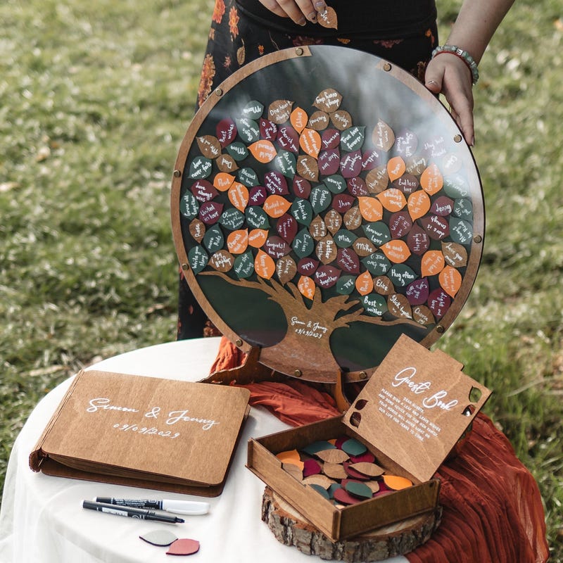 Wedding Guest Leaves - Etsy