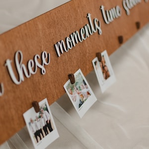 Our Family Moments Sign Wood, in These Moments Picture Frame Valentines ...