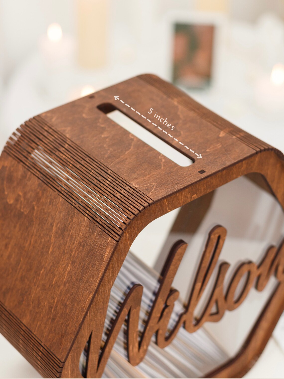 Personalized Wedding Card Box Card Box for Wedding Wooden - Etsy