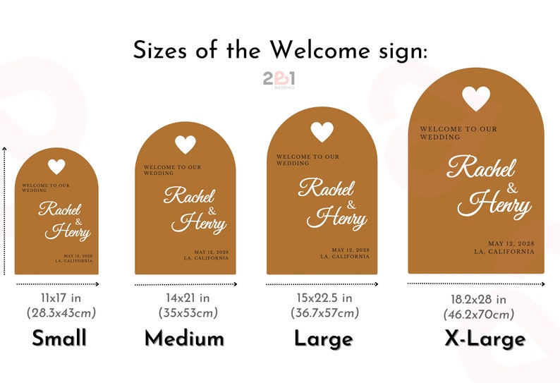 Arch Wedding Welcome Sign, Personalized Welcome Sign for Wedding ...