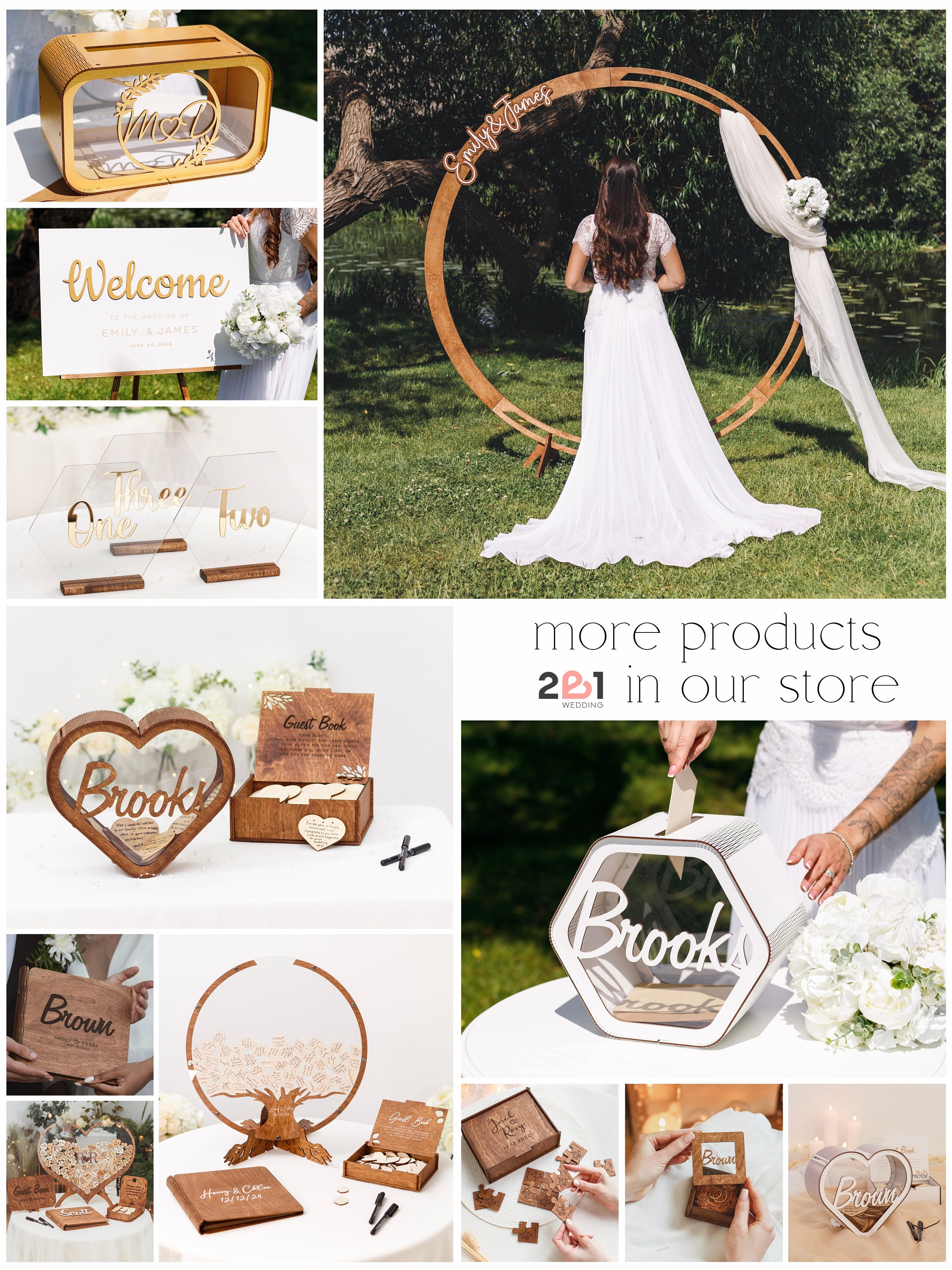 Fall Wedding Guest Book Alternative, Personalized Family Tree Guest ...