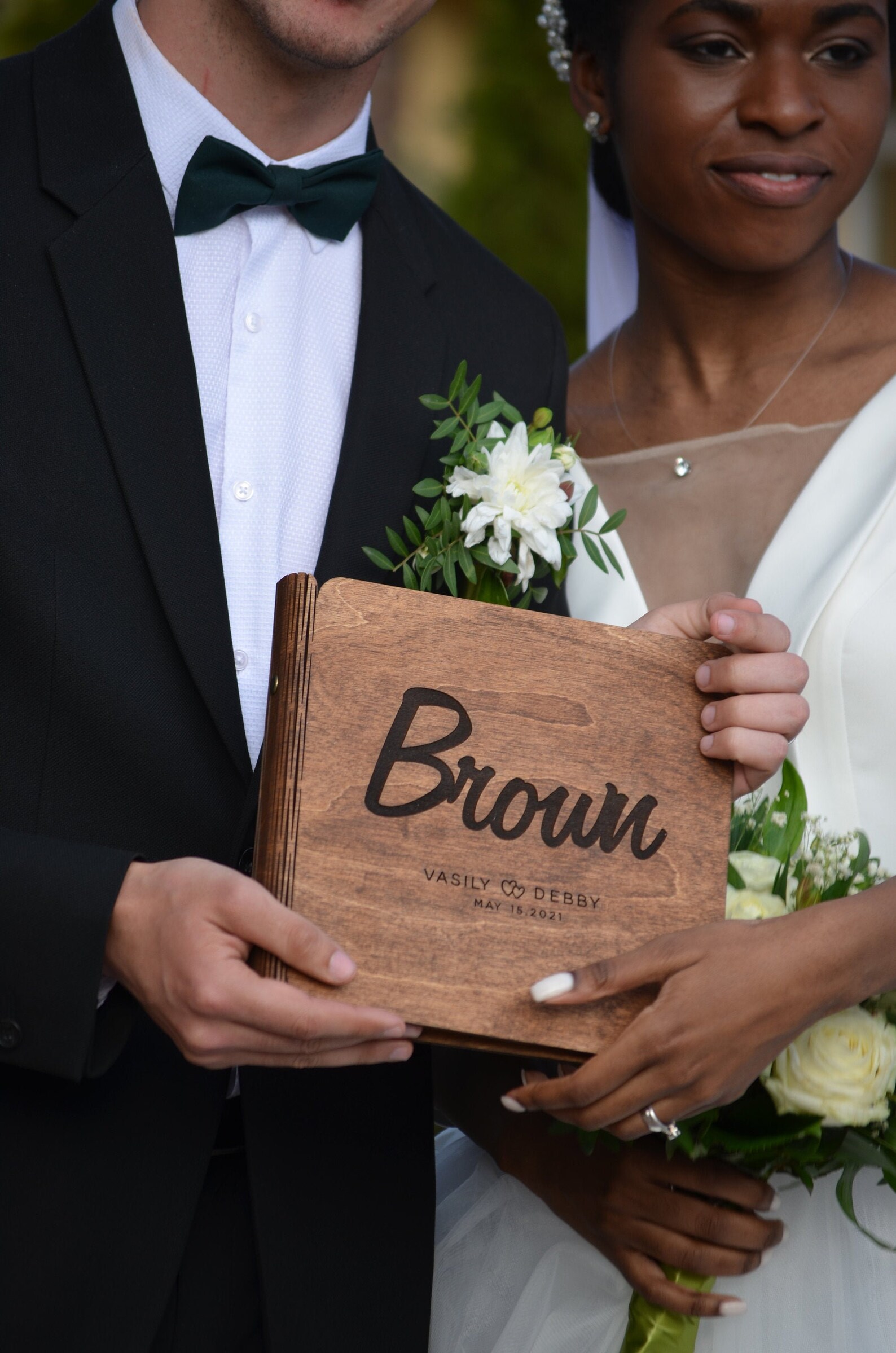Personalized Wedding Guest Book Wood Rustic Wedding Guest - Etsy