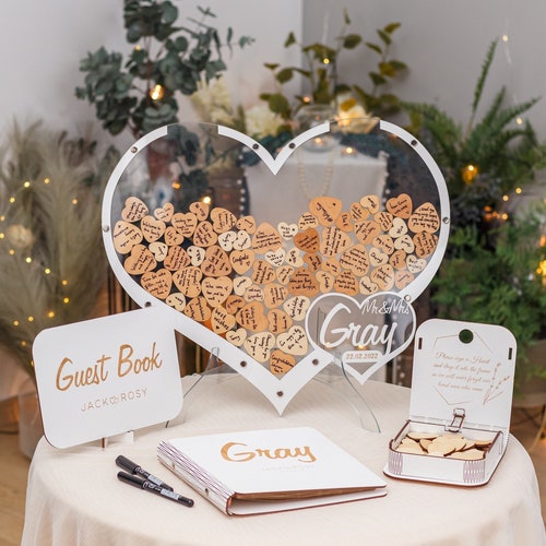 Guest Book Drop Box Frame Wedding Guest Book Alternative - Etsy