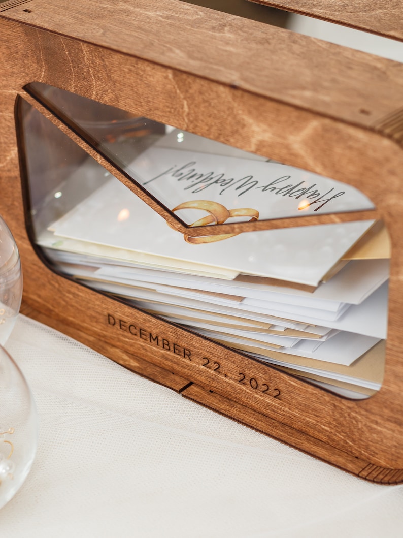 Custom Wedding Card Box Wedding Decor Rustic Card Box for - Etsy