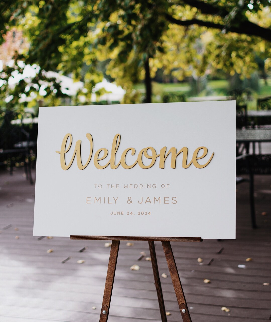Welcome Wedding Sign Bridal Shower Welcome Reception Sign Rustic ...