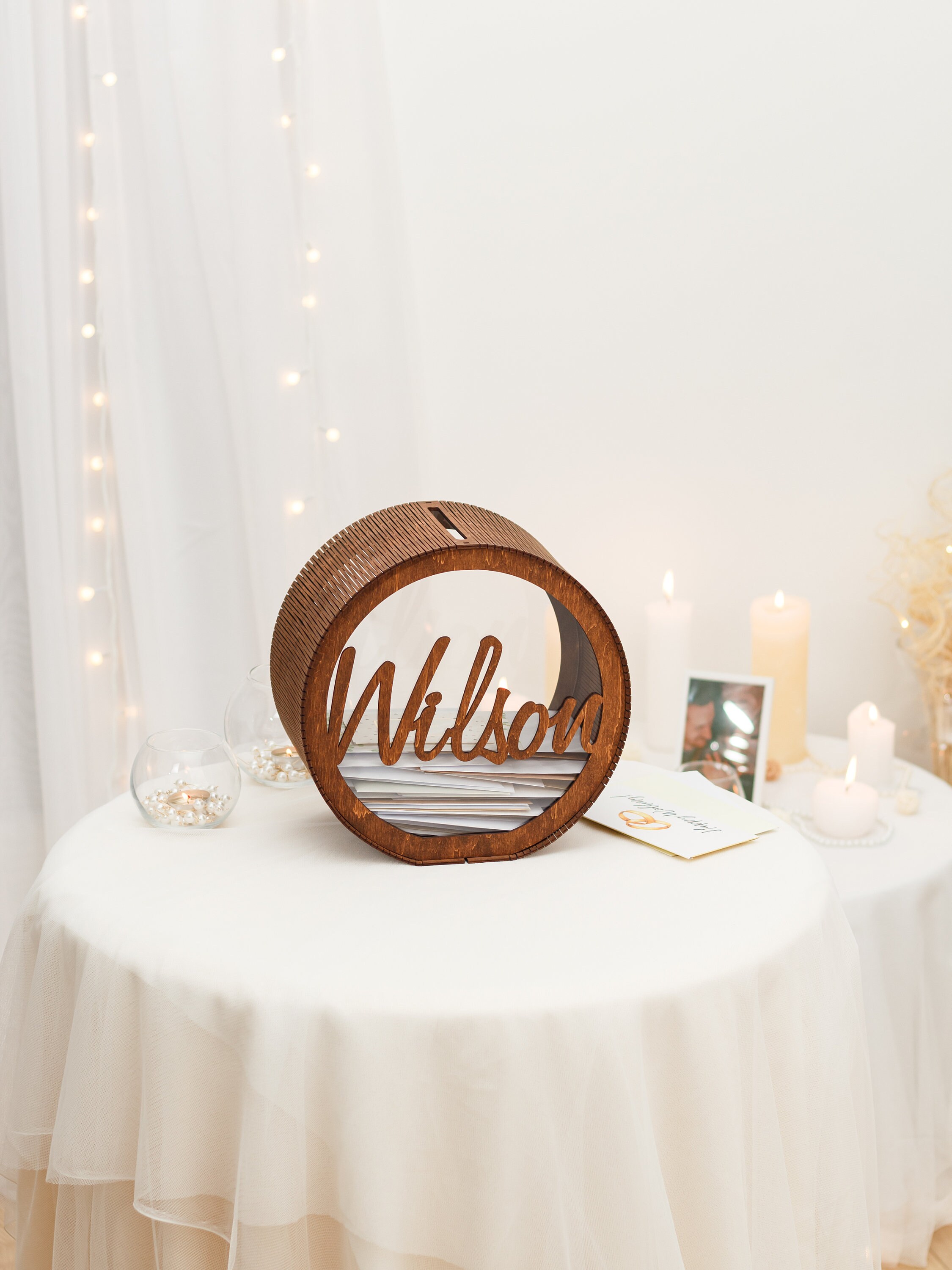 Wedding Card Box Personalized Gifts Wooden Card Box for - Etsy