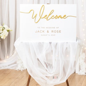 Welcome Wedding Sign - Rustic Wedding Décor - Bridal Shower Welcome ...