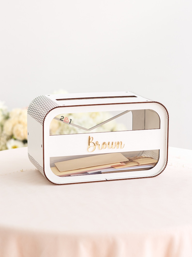 Wedding Card Box Wooden Envelope Box Card Box for Wedding - Etsy