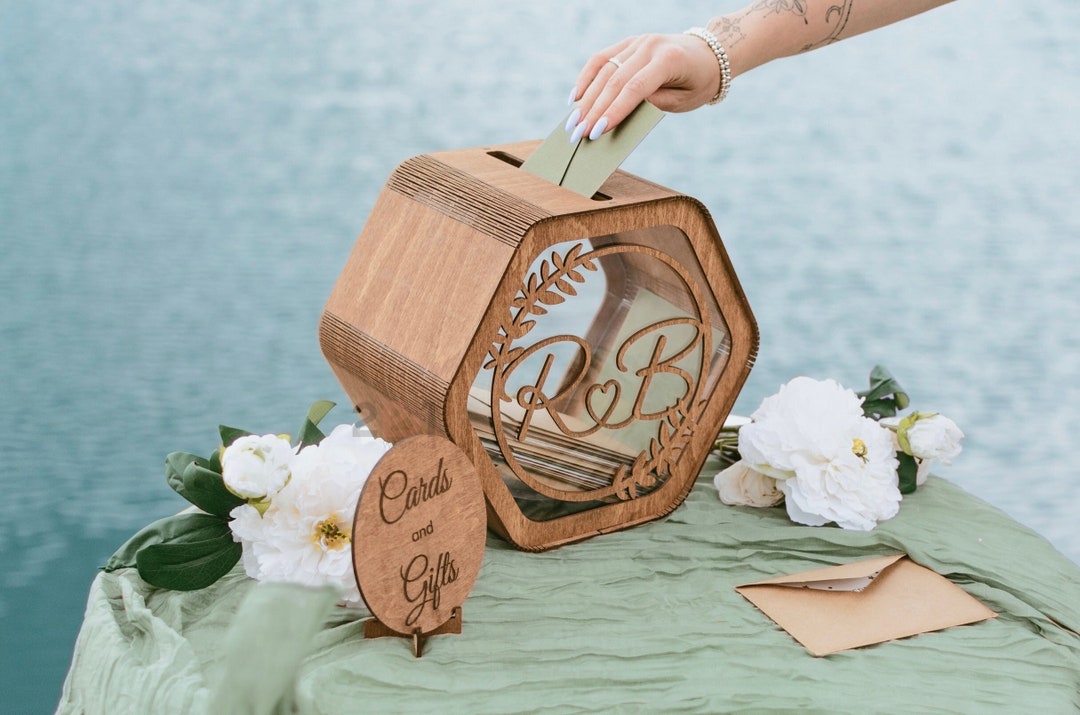 Personalized Wedding Card Box, Wood Card Box for Wedding, Wedding Decor ...
