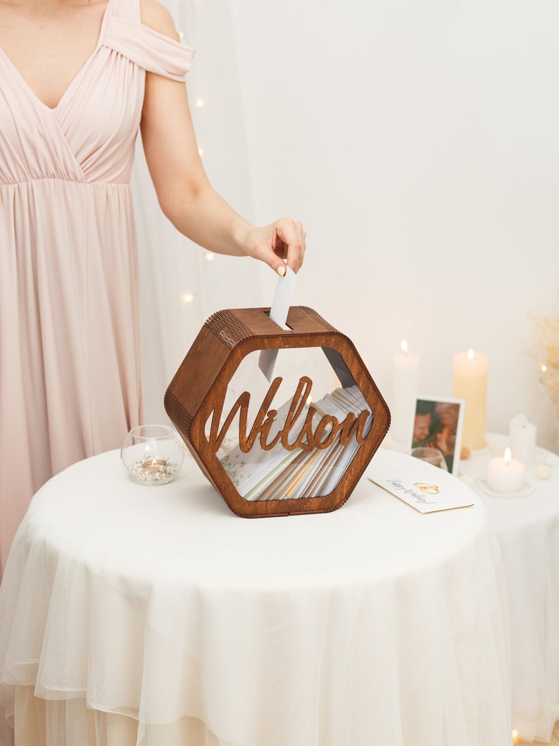 Card Box for Wedding Personalized Wedding Card Box Wooden - Etsy