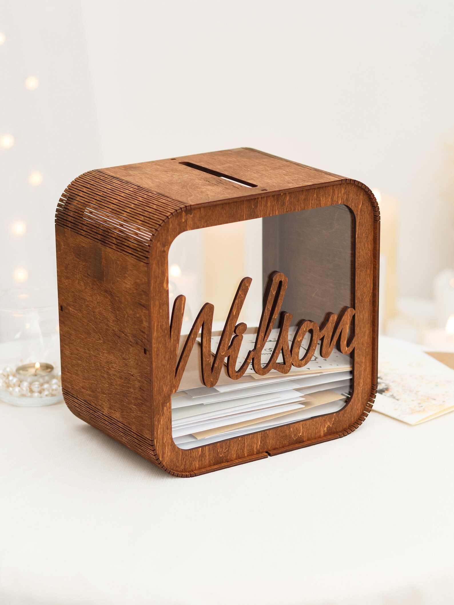 Card Box for Wedding Personalized Wedding Box Wedding | Etsy