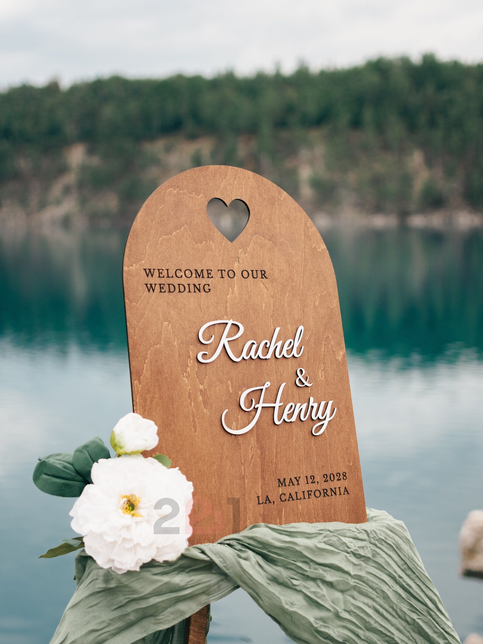 Arch Wedding Welcome Sign, Personalized Welcome Sign for Wedding ...