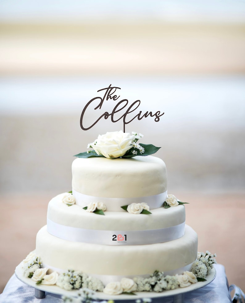 Gold Wedding Cake Topper Cake Topper Wedding Personalized - Etsy