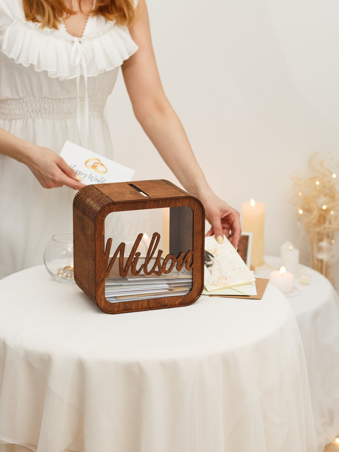 Card Box for Wedding, Personalized Wedding Box, Wedding Decorations ...