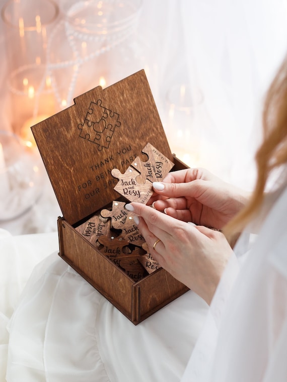 Buy Wedding Favors Personalized Wedding Gifts for Guests Engraved Magnets Wedding Thank You Gift Rustic Wedding Decor Thank You Cards Online in India Etsy