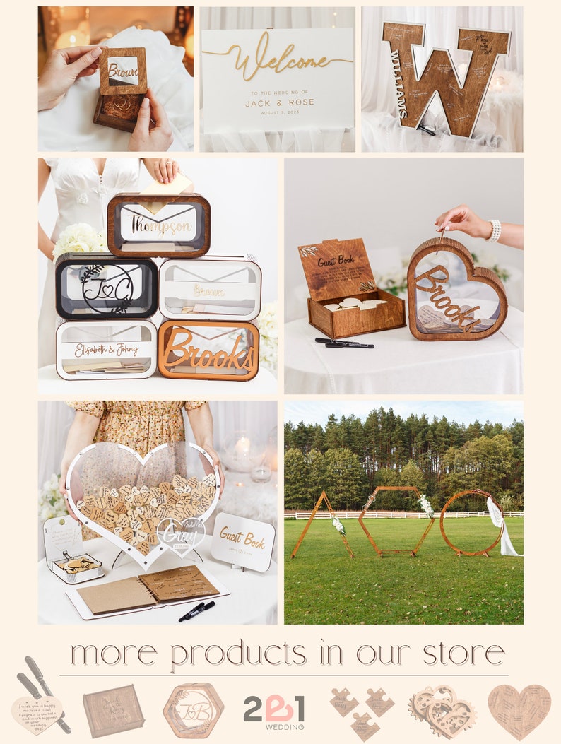 Wedding Tree Guest Book Alternative, Custom Wood Family Sign Guest Book ...