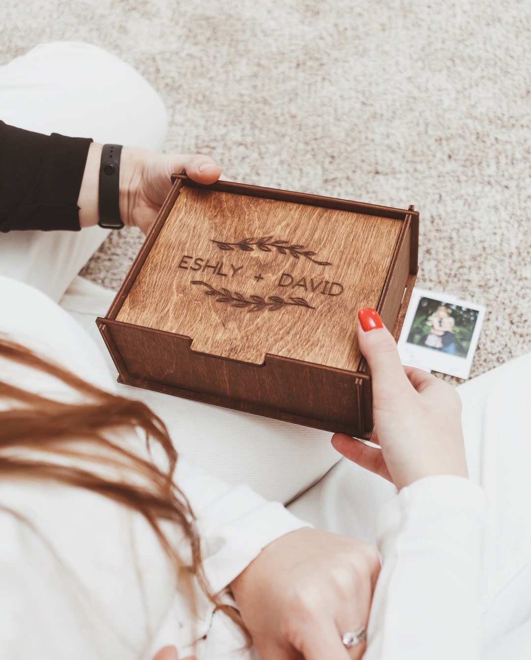 Personalized Memory Box, Wooden Keepsake Chest, Family Gift Box ...