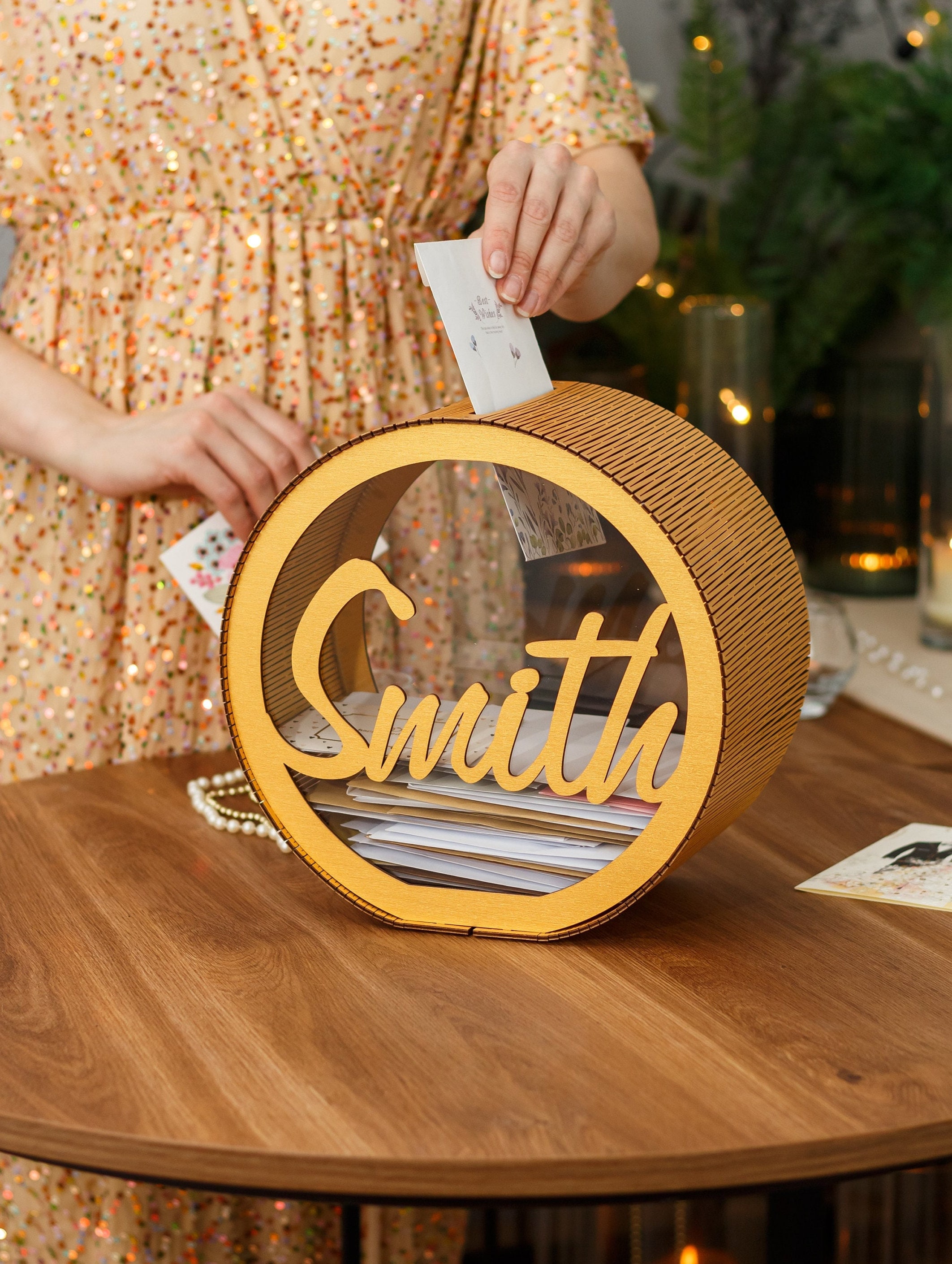 Personalized Wedding Gifts Wooden Card Box for Wedding - Etsy