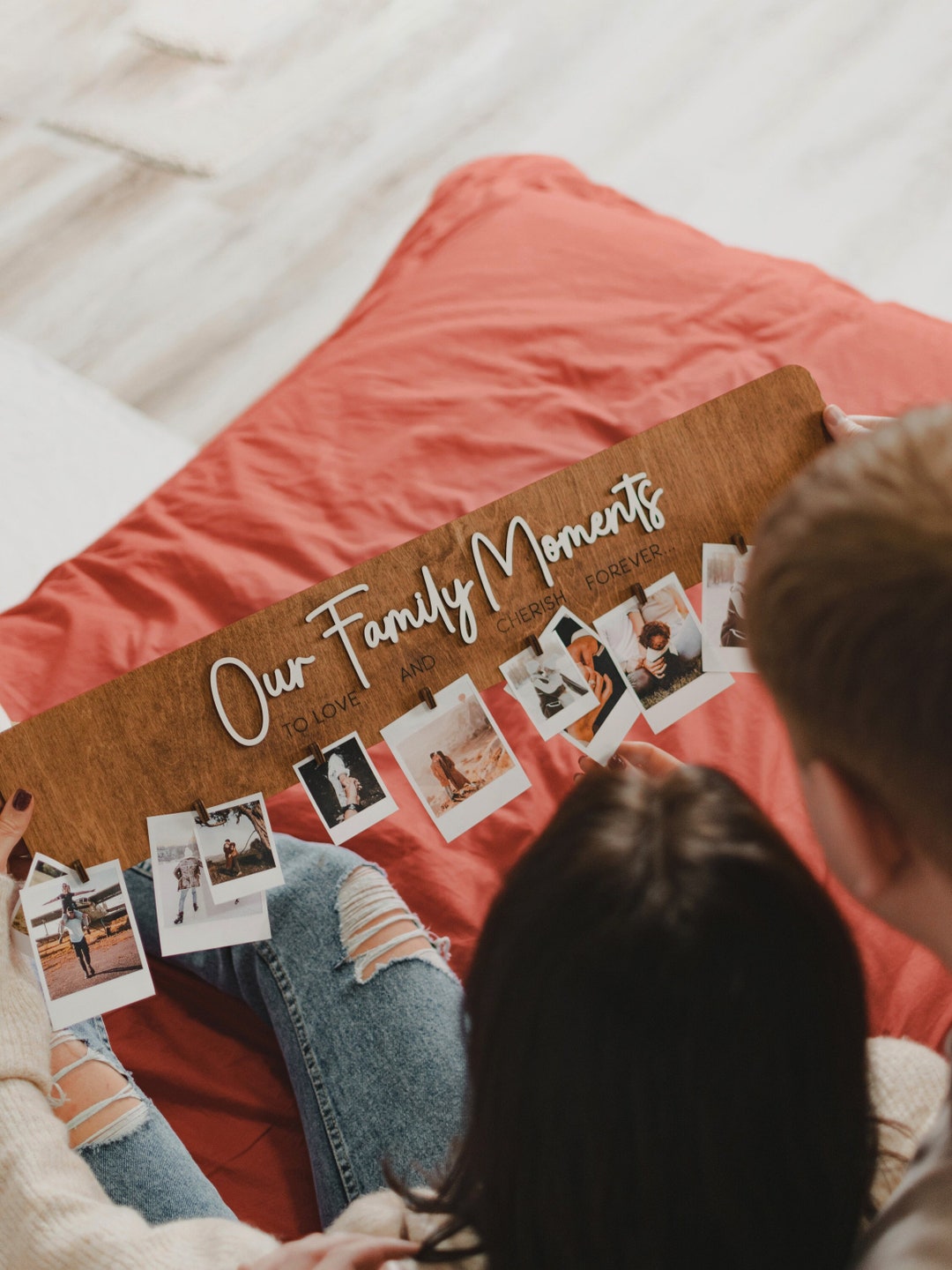 Our Family Moments Sign Wood, in These Moments Picture Frame Valentines ...