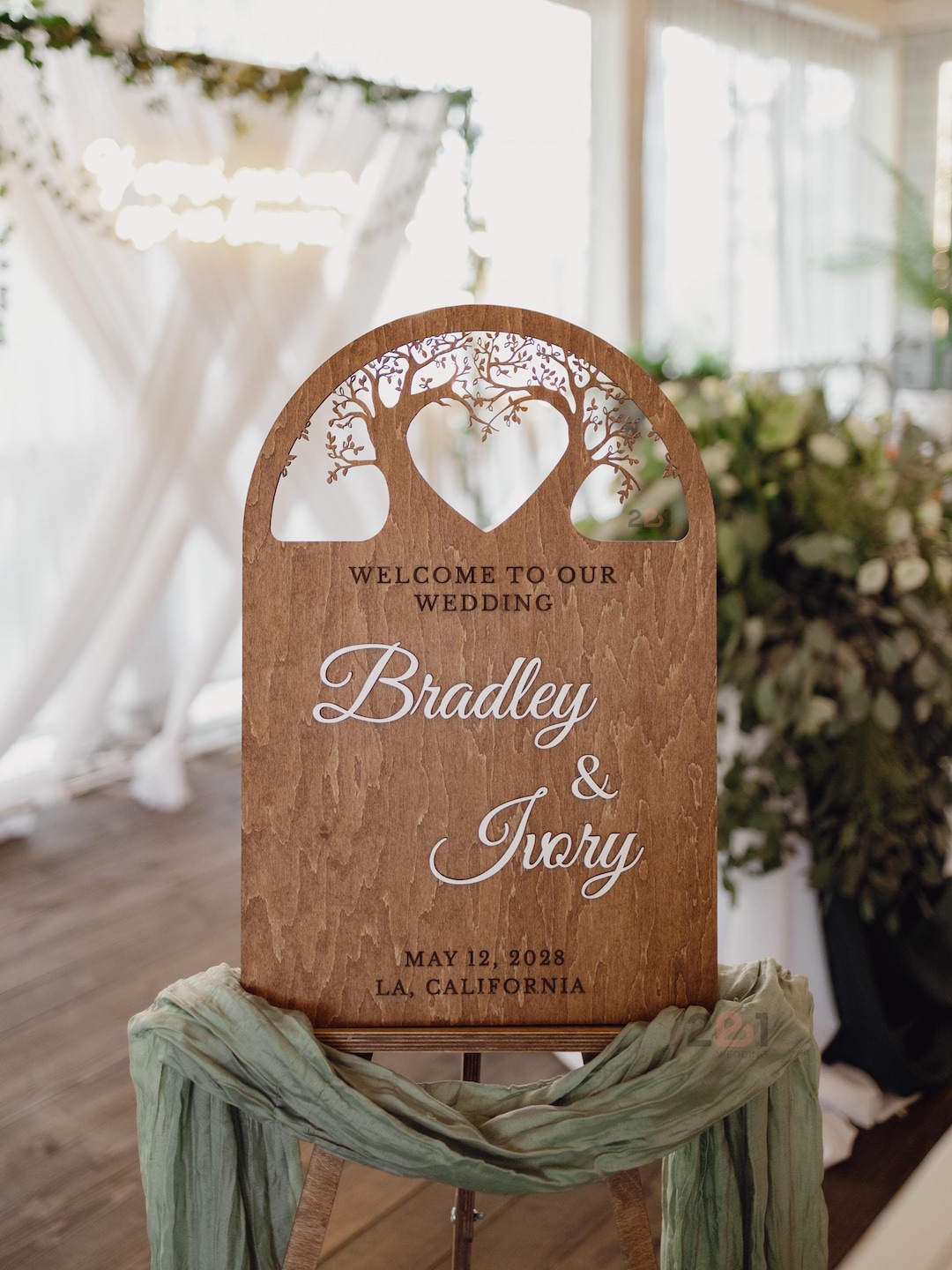 Personalized 3D Welcome Sign for Wedding, Wedding Welcome Arch Sign ...