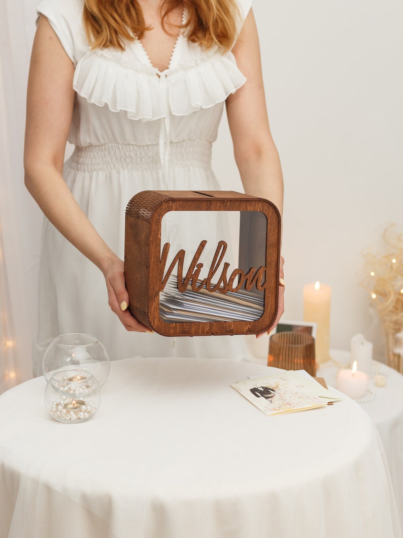 Card Box for Wedding Personalized Wedding Box Wedding | Etsy