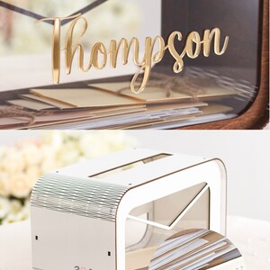 Wedding Card Box, Wooden Envelope Box, Card Box for Wedding, Keepsake ...