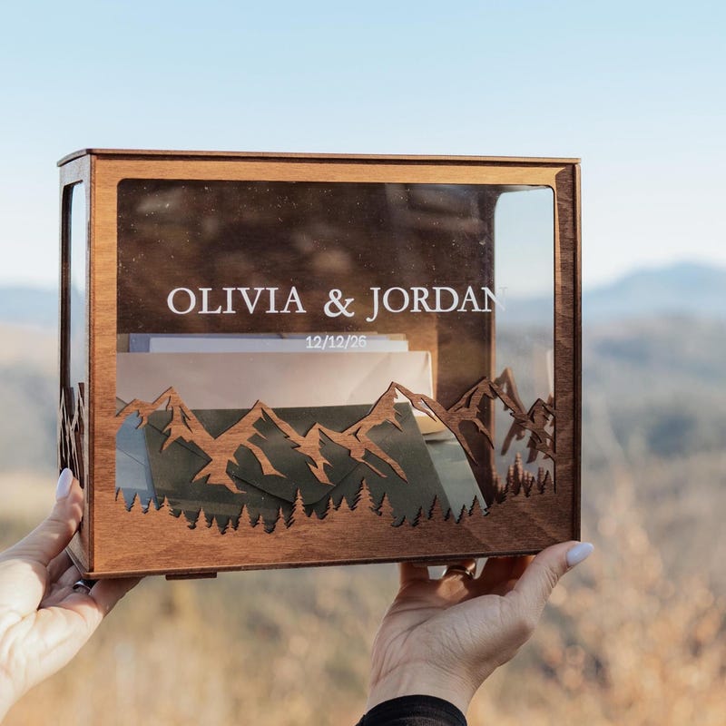 Wedding Card Mountain Box - Etsy