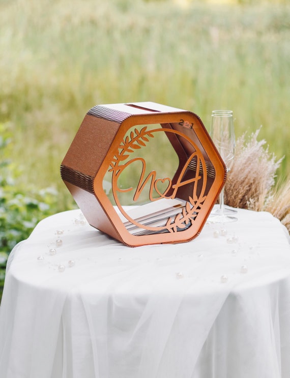 Rustic Wedding Card Box Personalized Card Box for Wedding - Etsy