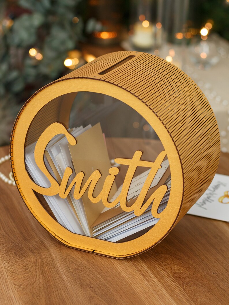 Personalized Wedding Gifts Wooden Card Box for Wedding - Etsy