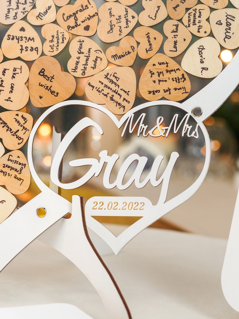 Wedding Guest Book Alternative Guest Book for Wedding Rustic - Etsy