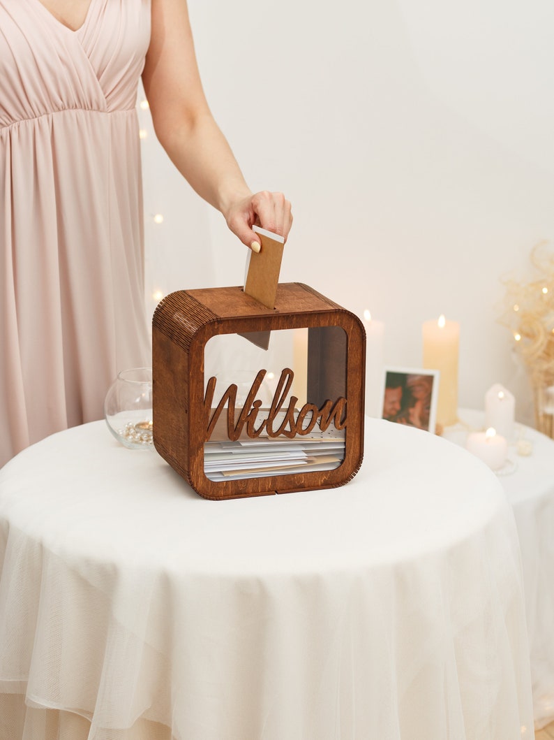 Card Box for Wedding Personalized Wedding Box Wedding | Etsy