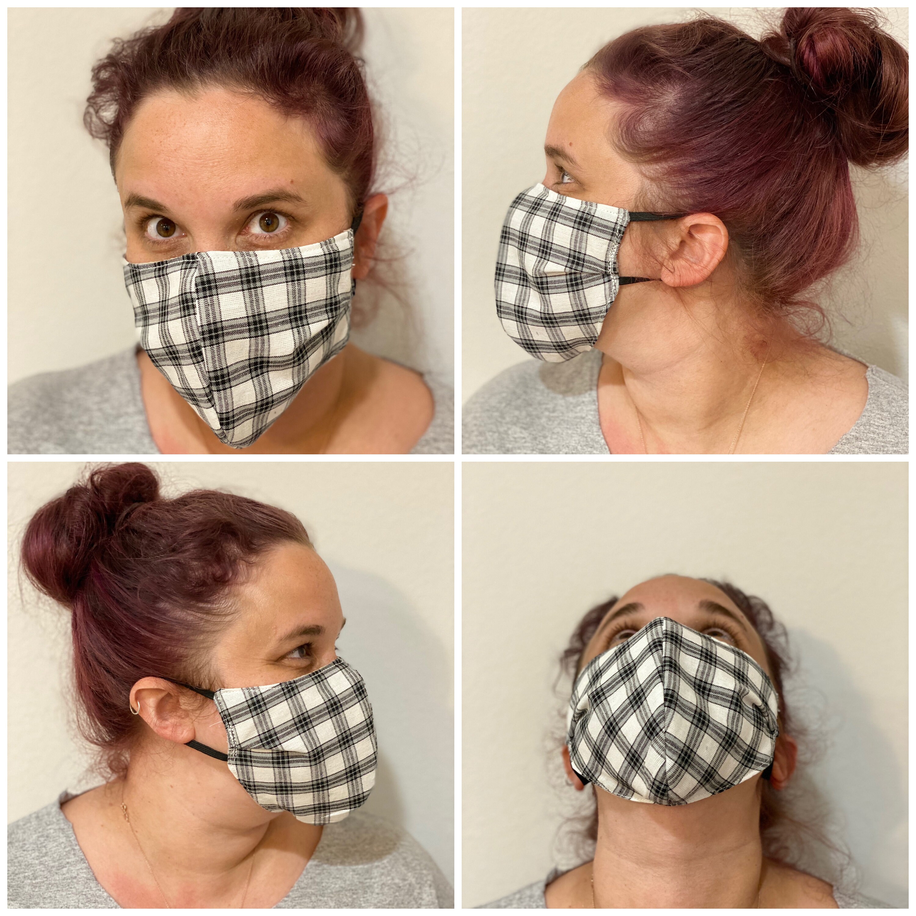 Cotton Mask With Drinking Straw Hole or Without - Etsy