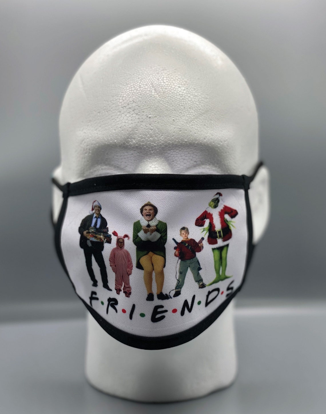 Friends Christmas Mask Edition Regular and Large/xl Sizes - Etsy