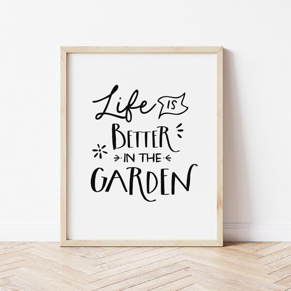 Garden Quote - Etsy