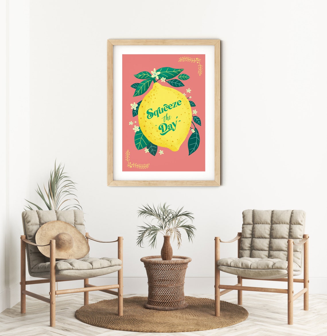 Squeeze the Day Printable, Lemon Print, Squeeze the Day, Lemon Wall Art ...