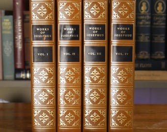 The Works of Josephus Volumes III and IV, Vintage Blue Hardcover Book ...