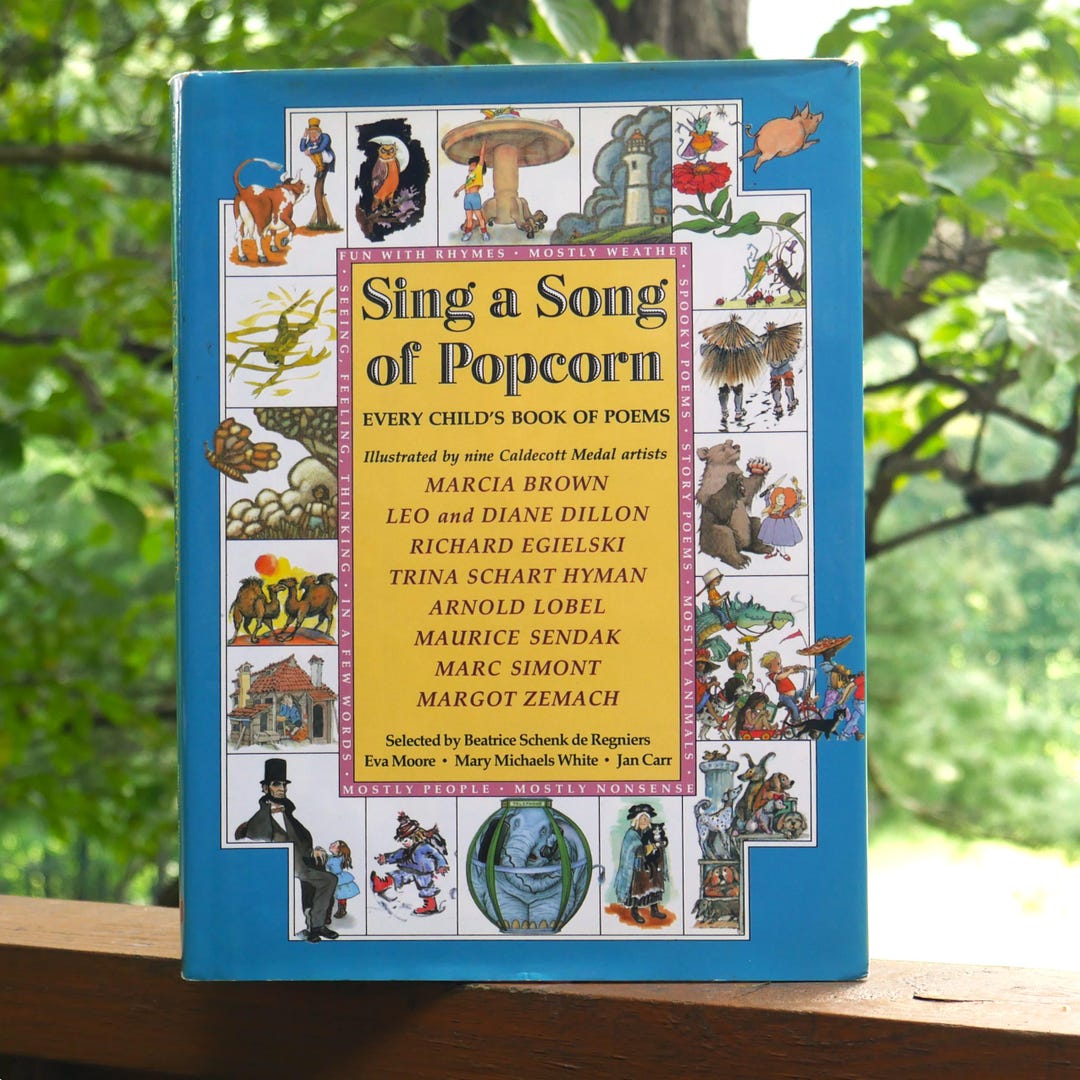 Sing a Song of Popcorn | Kids Poetry Book | Caldecott Artists | Vintage ...