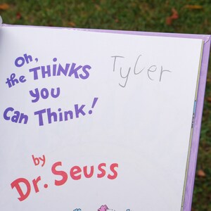 Oh, the Thinks You Can Think by Dr. Seuss - Etsy