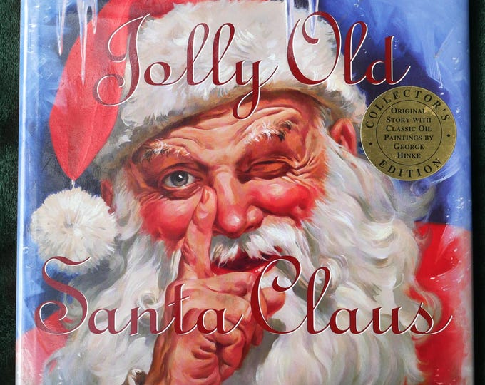 Jolly Old Santa Claus Children's Christmas Book - Etsy